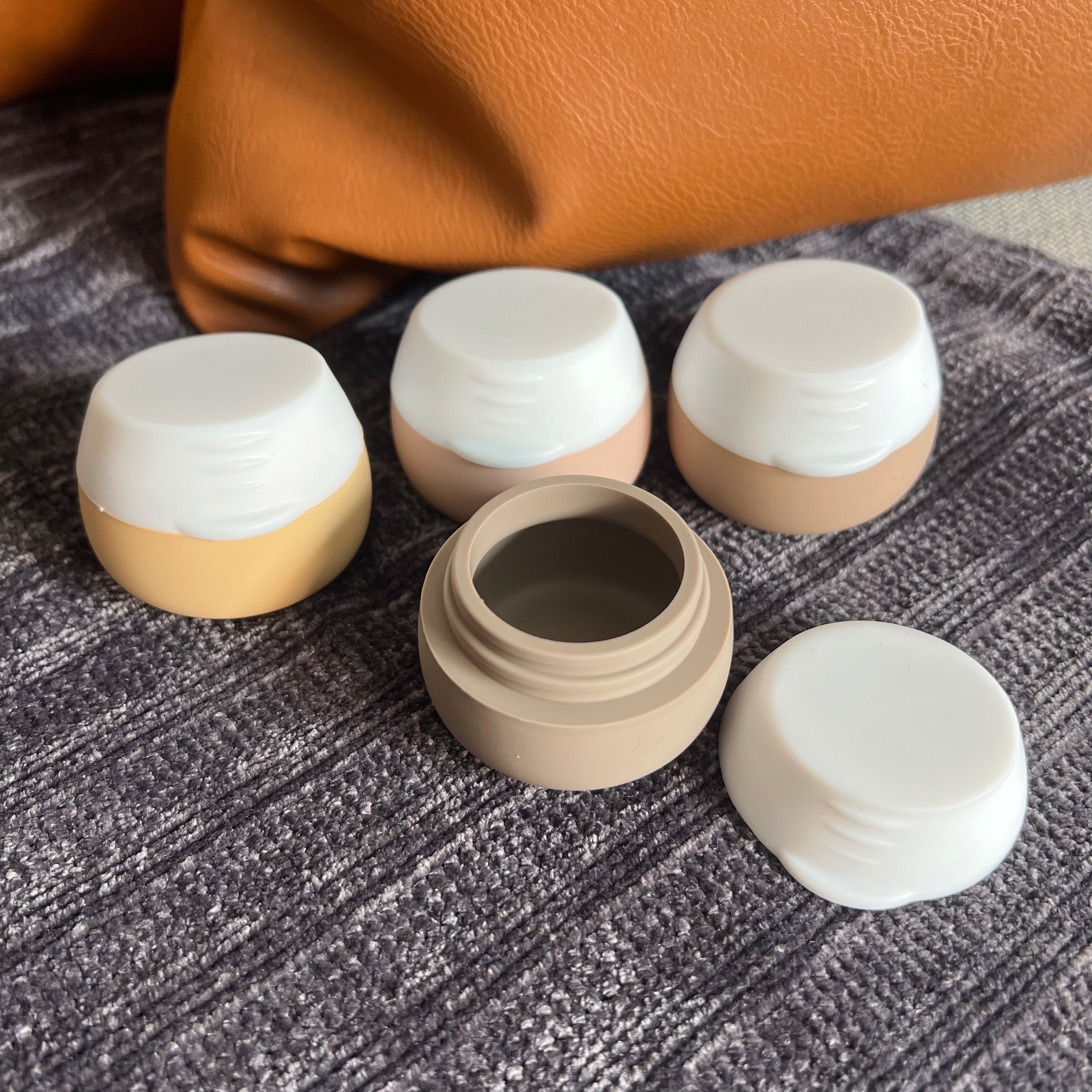 Cream Travel Containers – Aventurea Collection